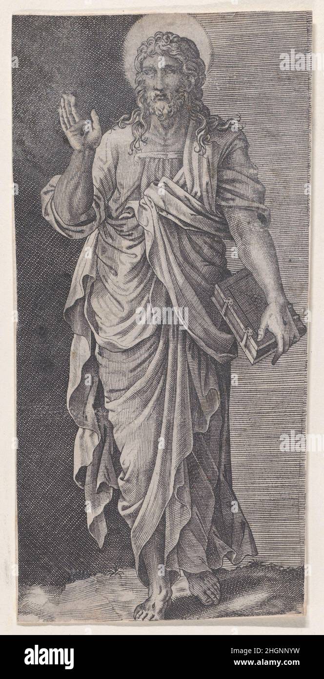 Christ, from Christ and the Apostles 1530–76 Attributed to Lambert ...