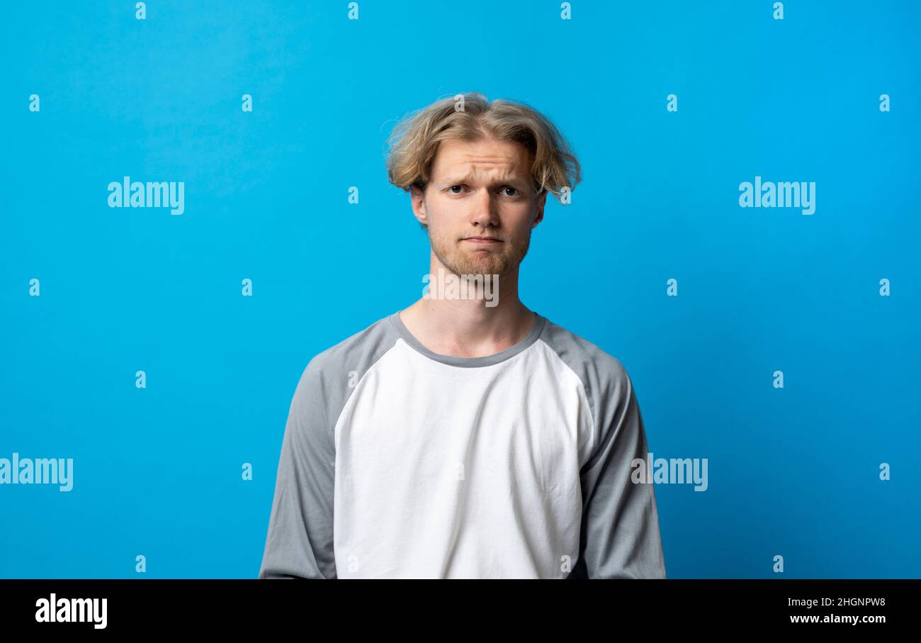 Closeup portrait of skeptical man looking suspicious, some disgust on ...