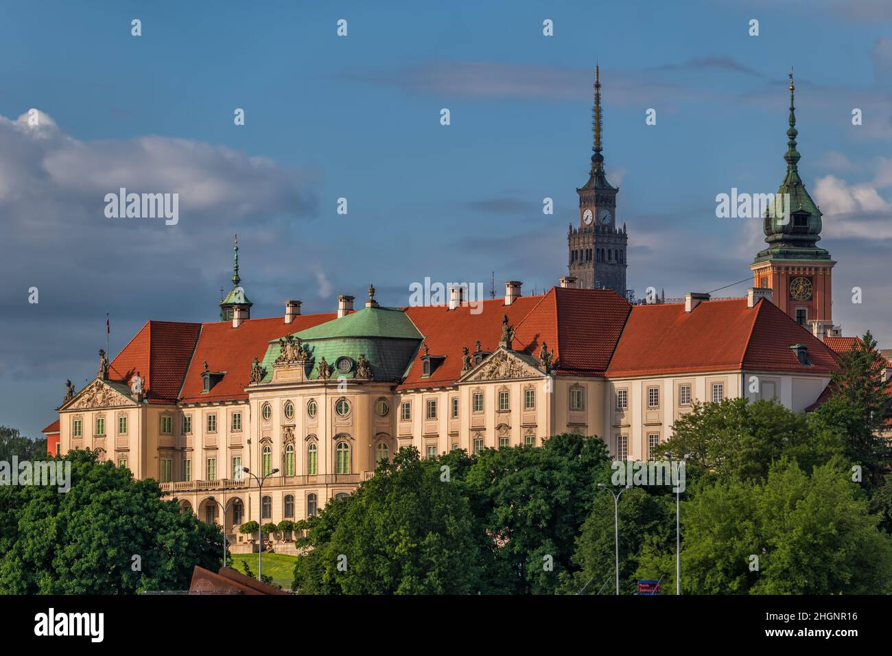 The Royal Castle in Warsaw, Poland. Royal residence, former official ...