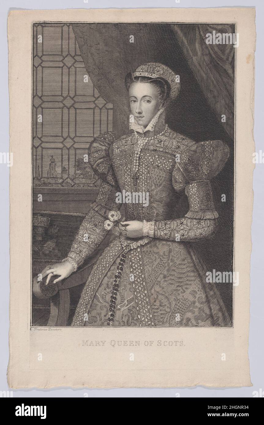 Mary, Queen of Scots 18th century Portrait of Mary, Queen of Scots ...