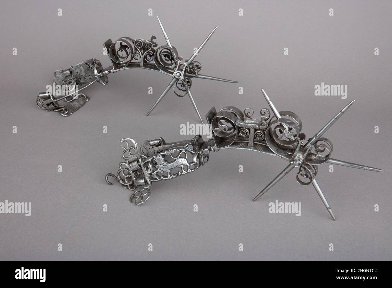 Pair of Rowel Spurs first half 18th century Mexican Each of these ...