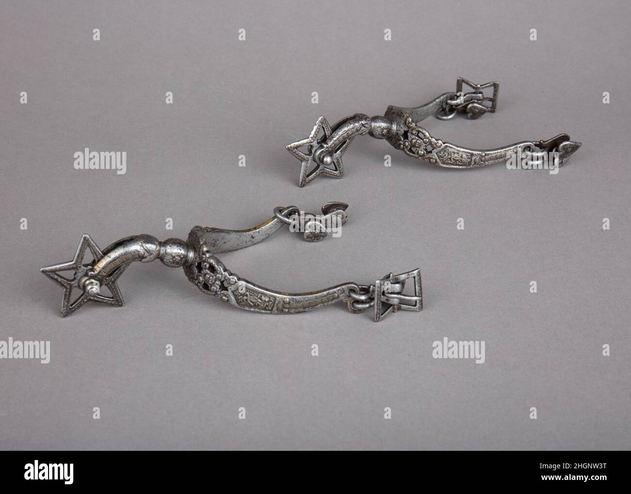 Pair of Rowel Spurs 17th century German This pair of spurs, originally ...