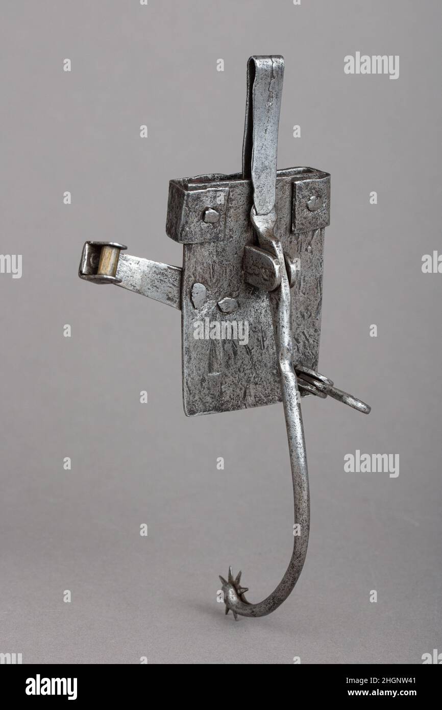 Mechanical Rowel Spur 18th century German This unique mechanical spur ...