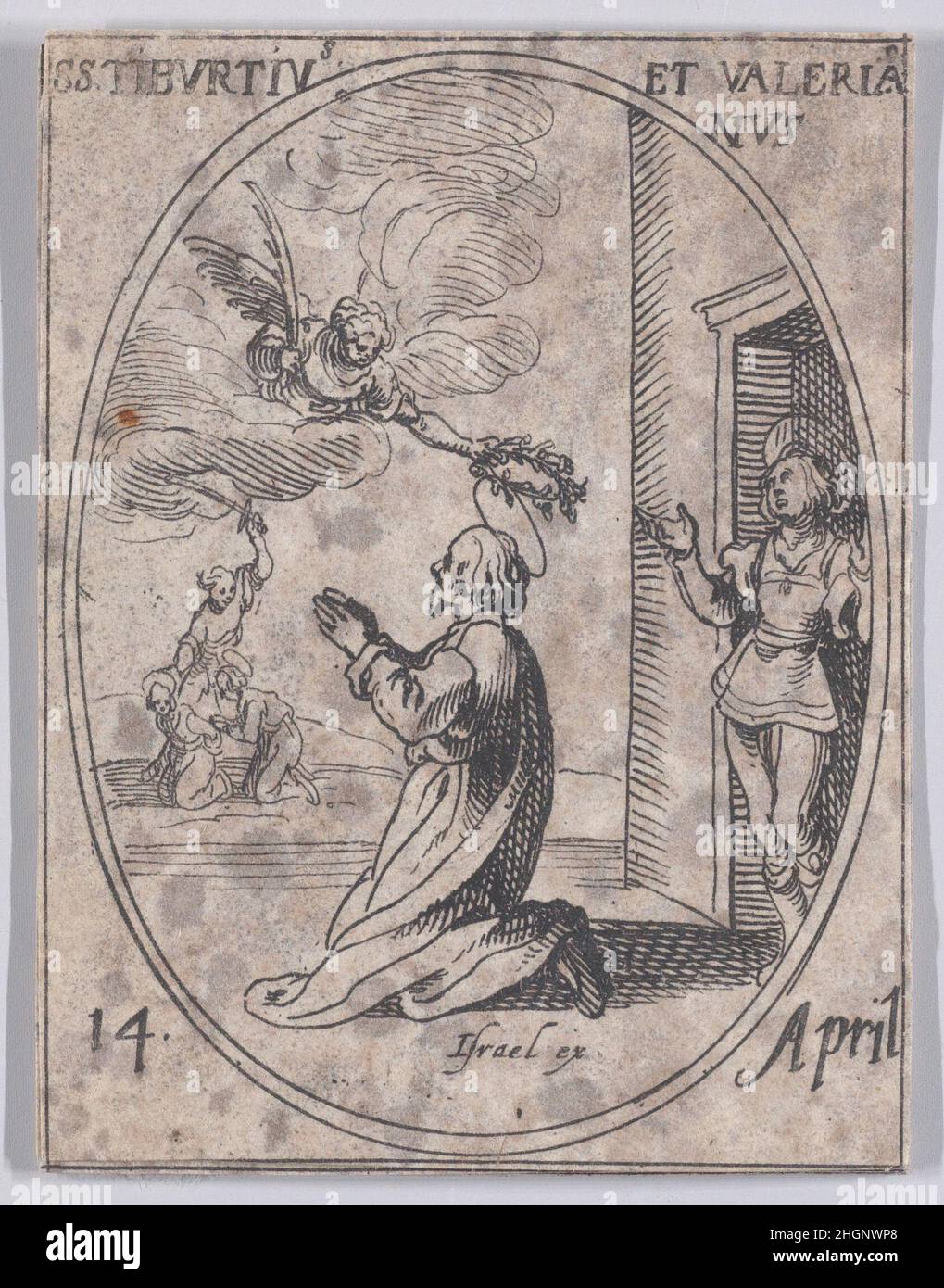 S. Tiburce et S. Valérian (St. Tiburtius and St. Valerian), April 14th ...