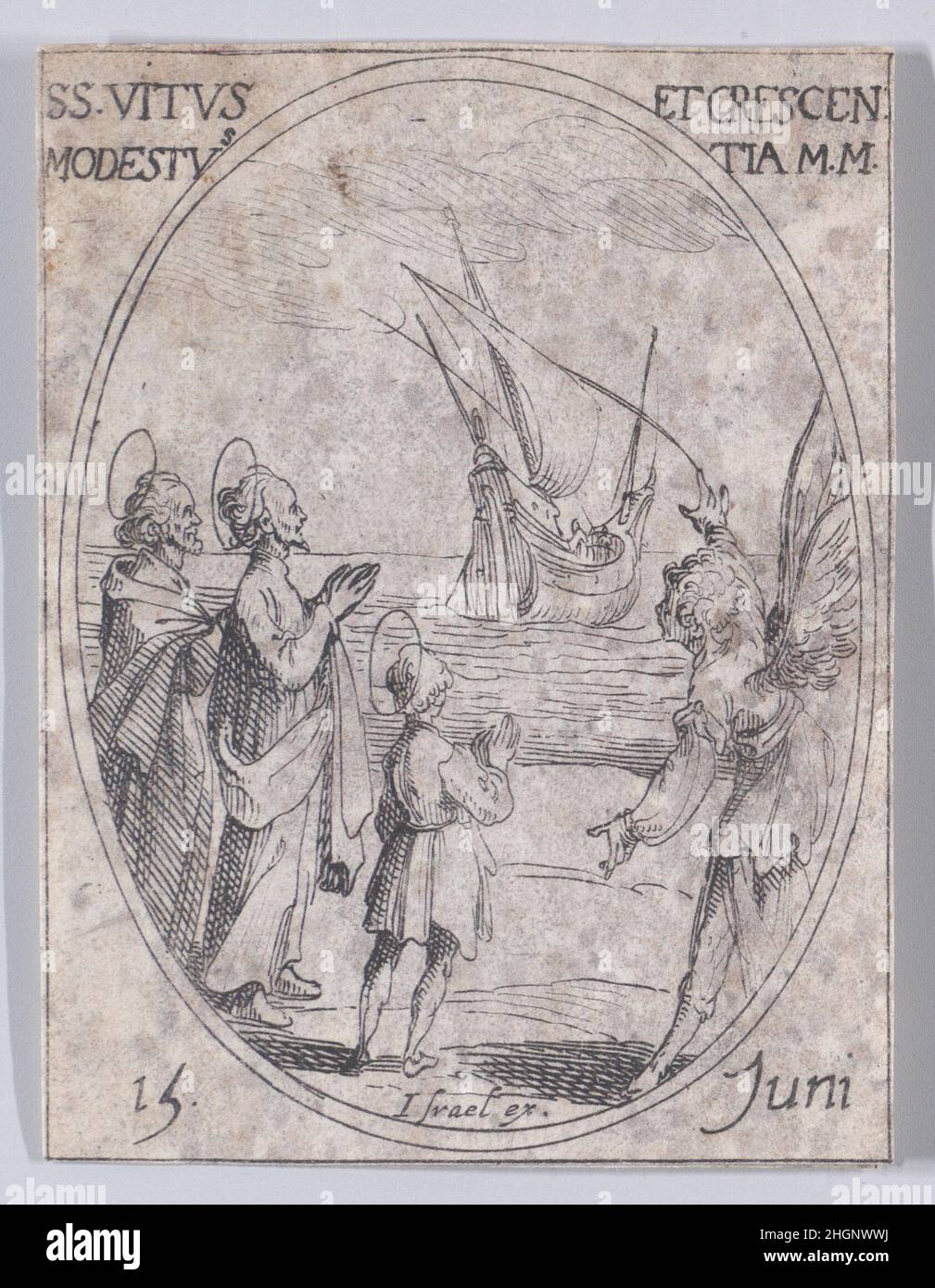 St. Vitus, St. Modestus, and St. Crescentia, June 15th, from Les Images ...