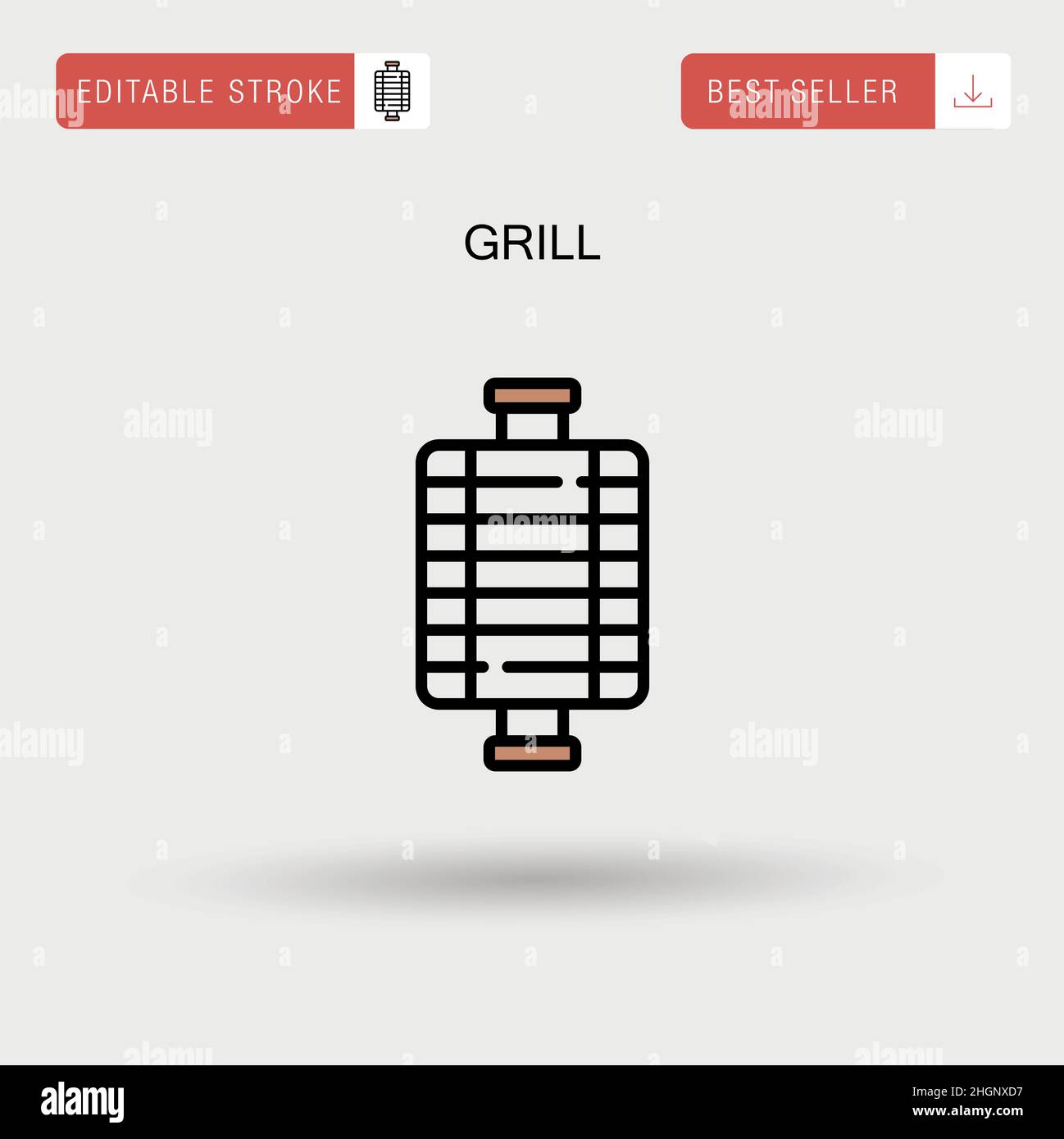 Braai grill Stock Vector Images - Alamy