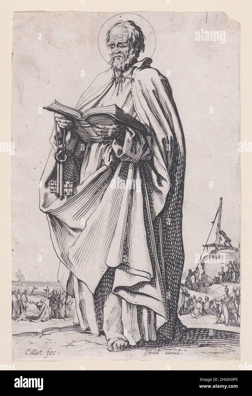 Christ, The Savior, from Les Grands Apôtres Debout, Représentant Le ...