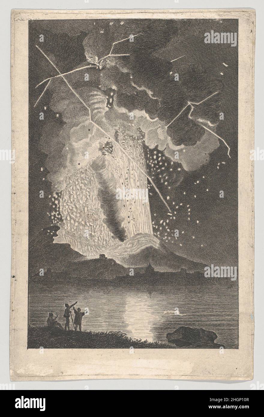 Eruption of Vesuvius, August 8, 1779 18th century Louis Boily This ...