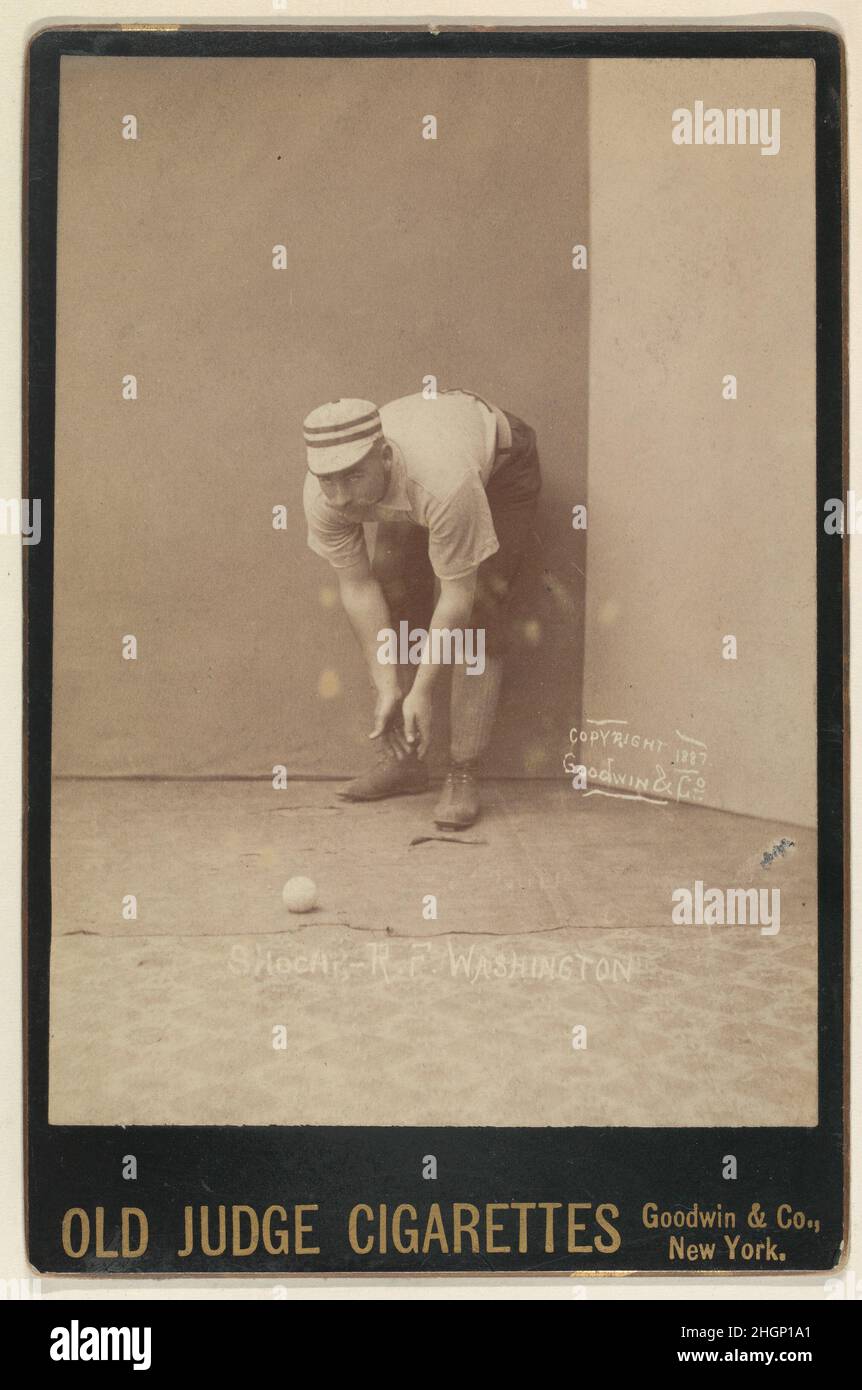 Shoch, Right Field, Washington, from the series Old Judge Cigarettes ...