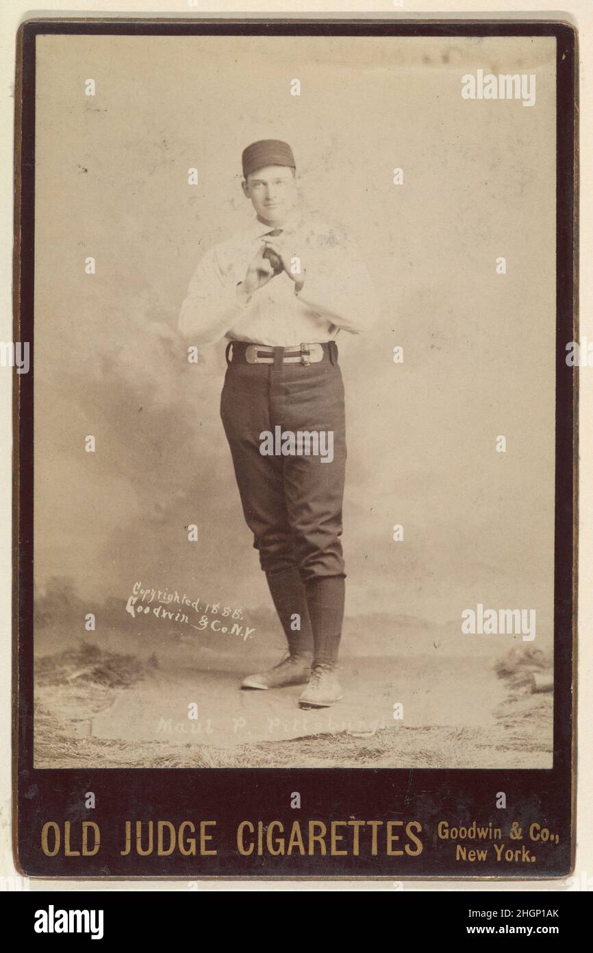 Maul, Pitcher, Pittsburgh, from the series Old Judge Cigarettes 1888 ...