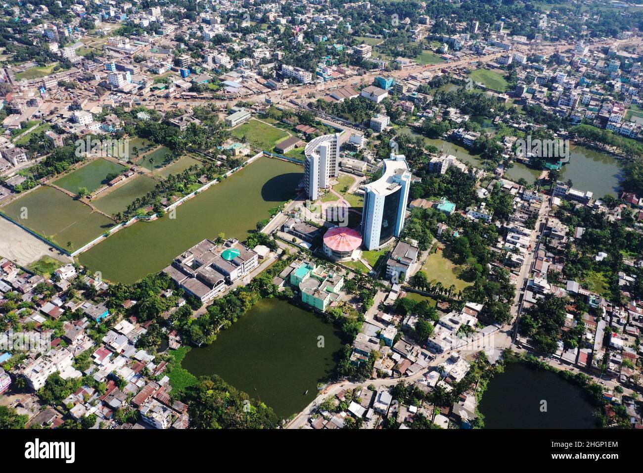 Jessore, Bangladesh - November 09, 2021: The Bird's-eye view of Sheikh ... Jessore, Bangladesh - November 09, 2021: The Bird's-eye view of Sheikh ...
