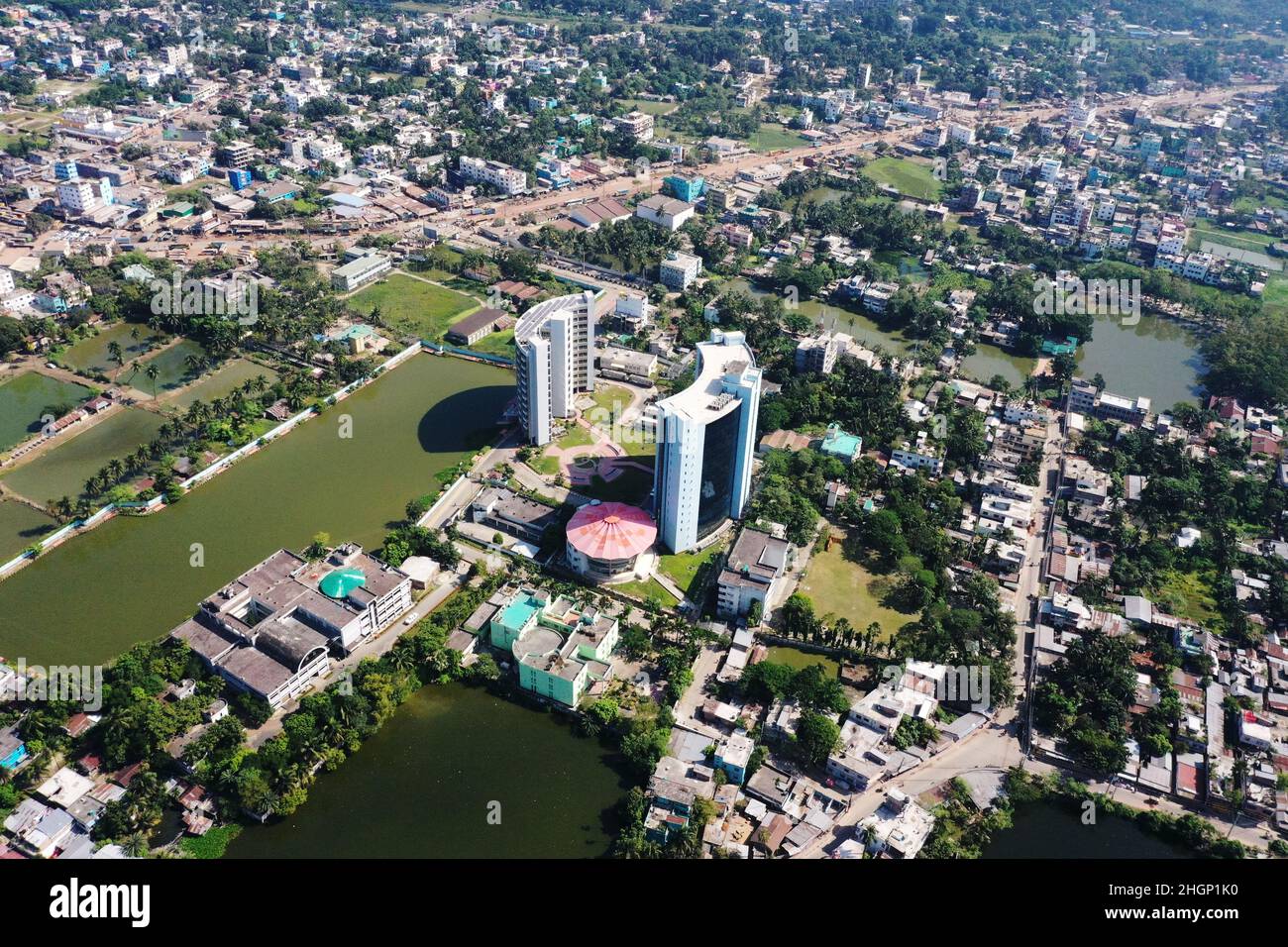 Jessore, Bangladesh - November 09, 2021: The Bird's-eye view of Sheikh ... Jessore, Bangladesh - November 09, 2021: The Bird's-eye view of Sheikh ...