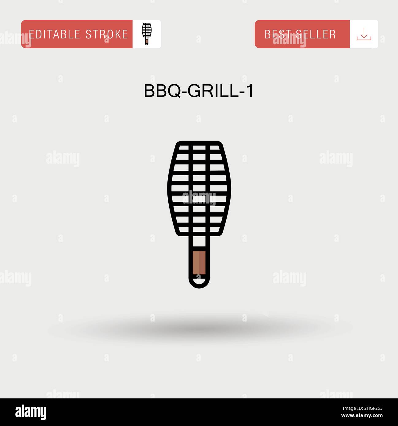 Men cooking bbq not woman Stock Vector Images - Alamy