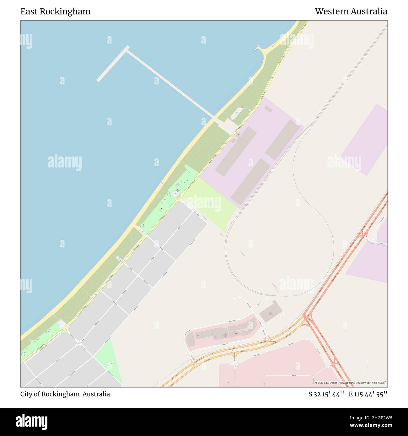 East Rockingham, City of Rockingham, Australia, Western Australia, S 32 ...