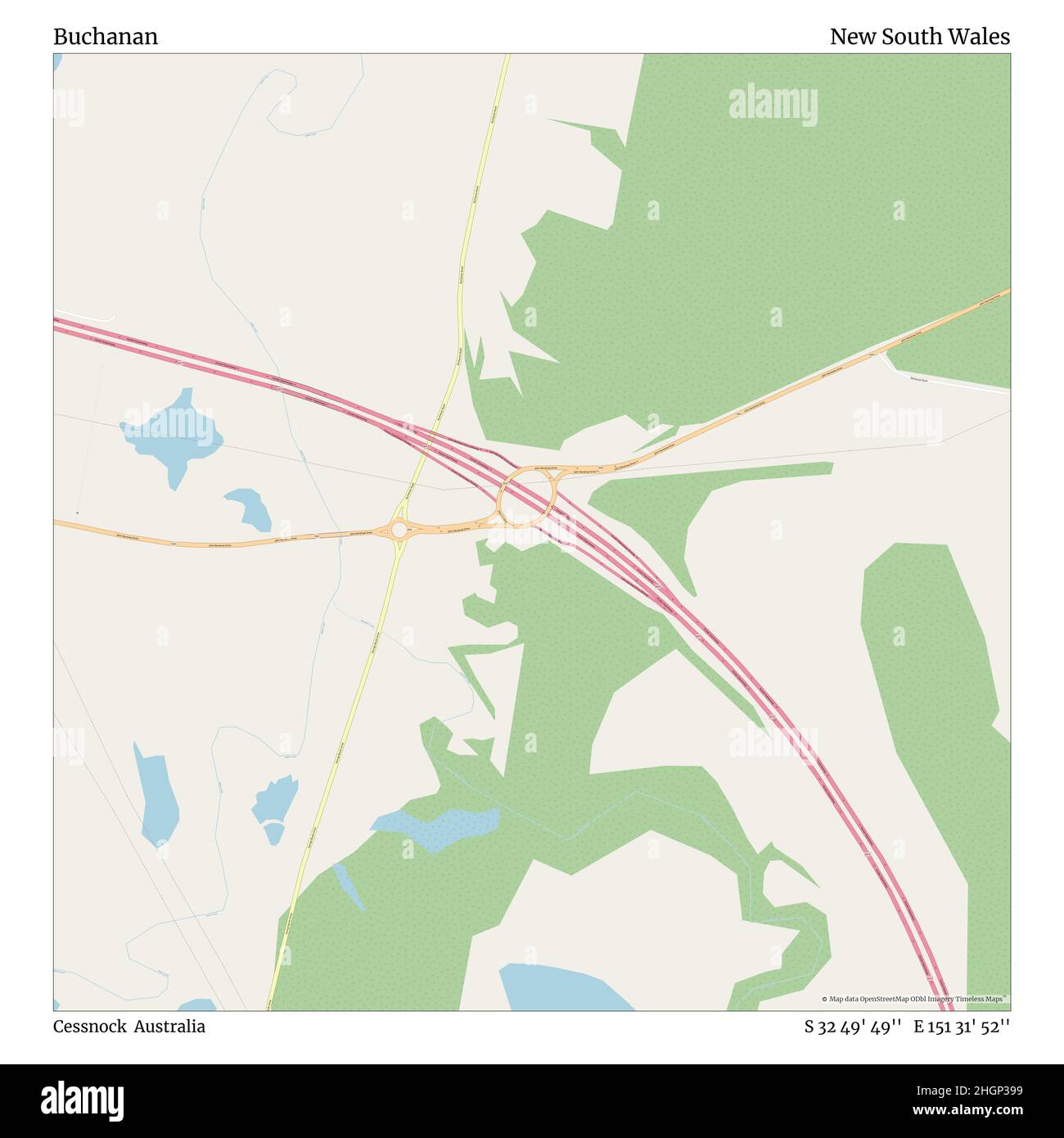 Map of buchanan hi-res stock photography and images - Alamy