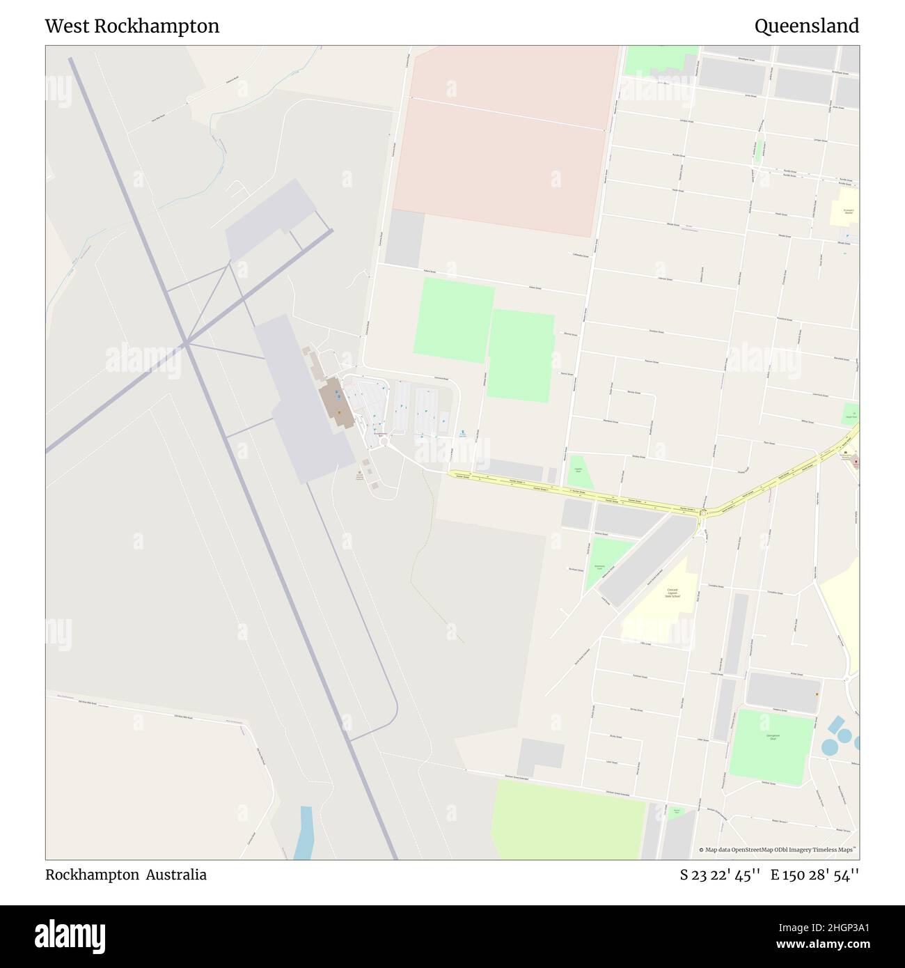 Rockhampton queensland australia maps cartography hi-res stock ...