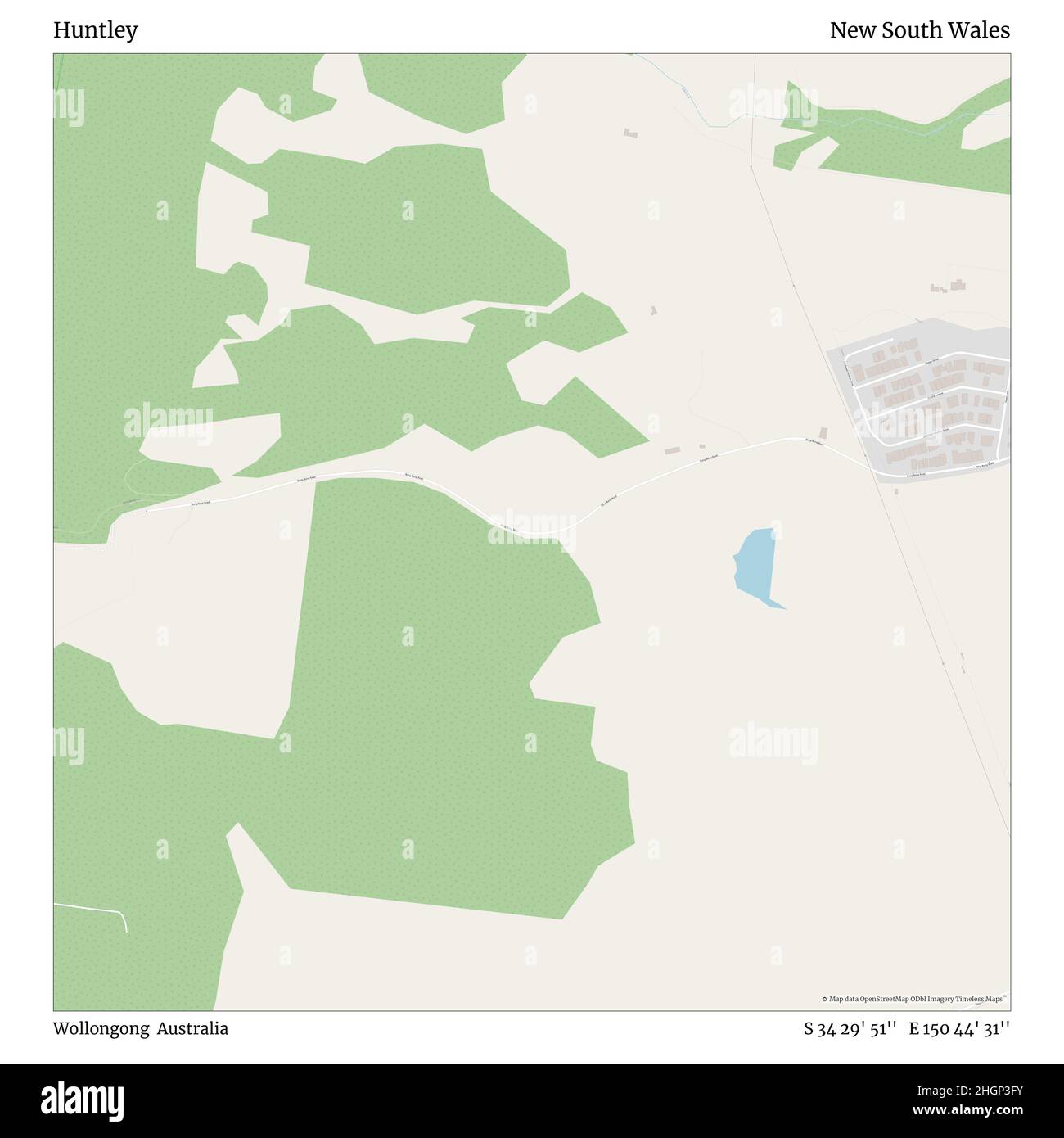 Map of huntley hi-res stock photography and images - Alamy