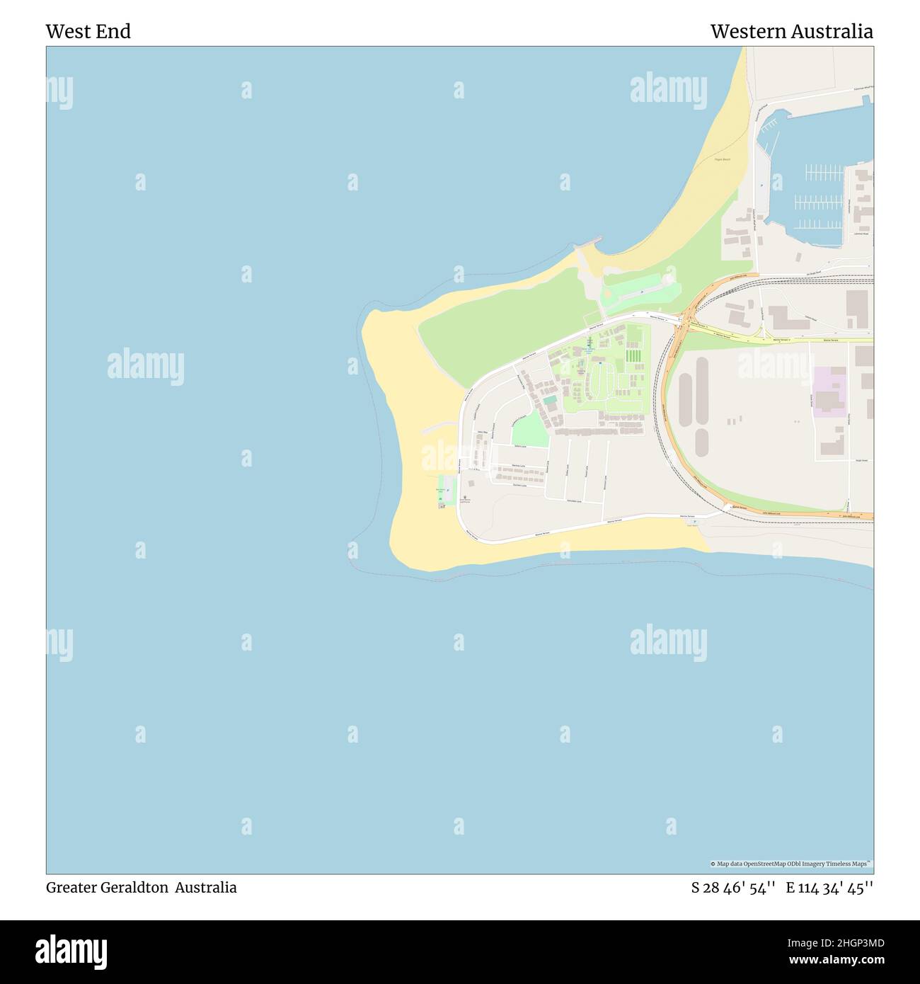 Map of geraldton hi-res stock photography and images - Alamy