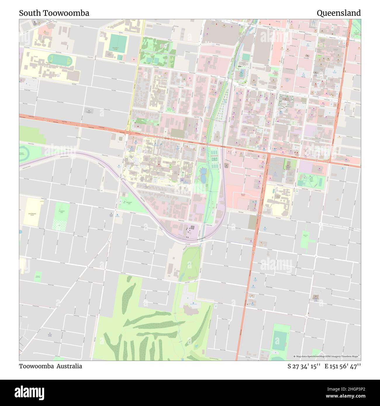 South Toowoomba, Toowoomba, Australia, Queensland, S 27 34' 15'', E 151 ...