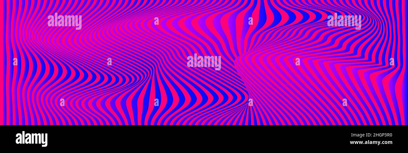 Distortion lines background. Distort stripes, abstract modern pattern ...