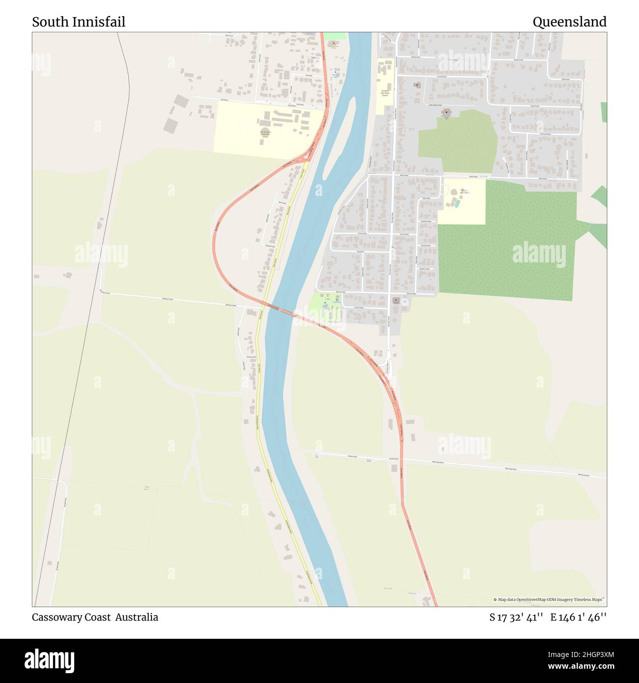 Innisfail map hi-res stock photography and images - Alamy