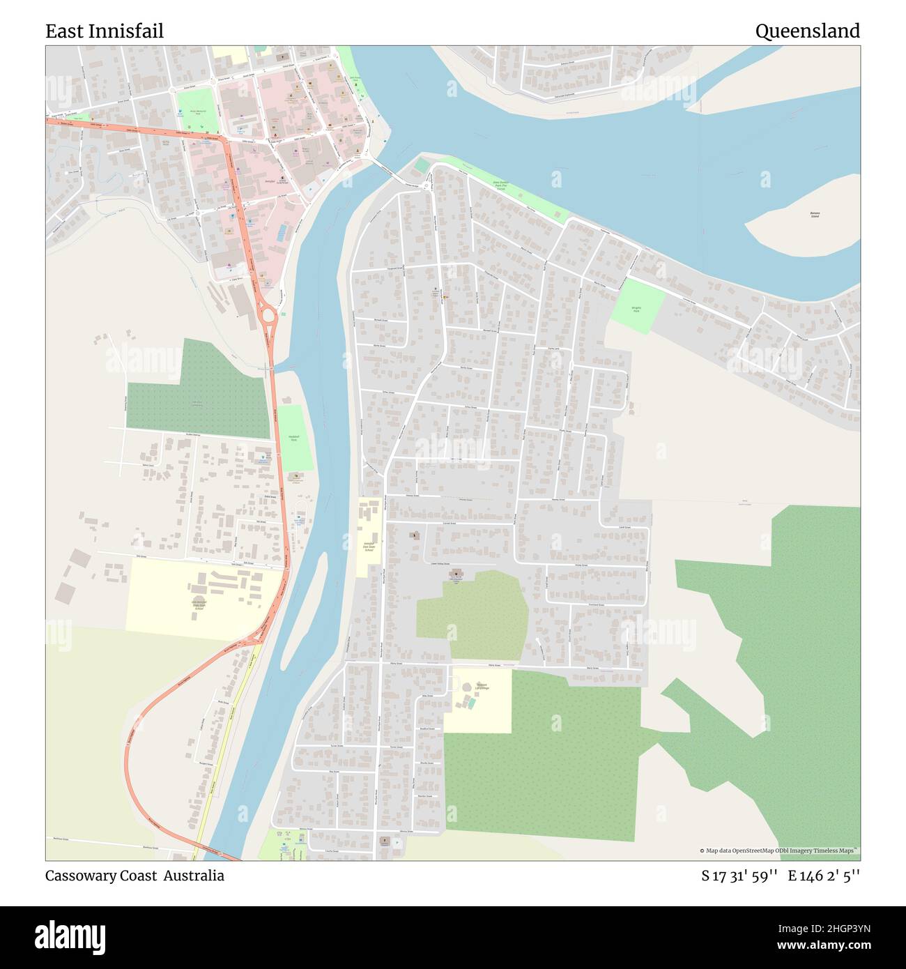 Innisfail map hi-res stock photography and images - Alamy
