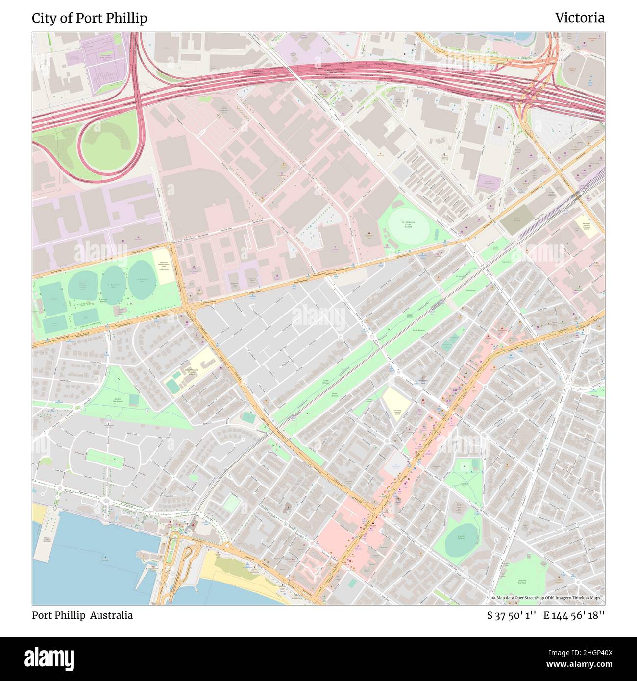 City of Port Phillip, Port Phillip, Australia, Victoria, S 37 50' 1 ...