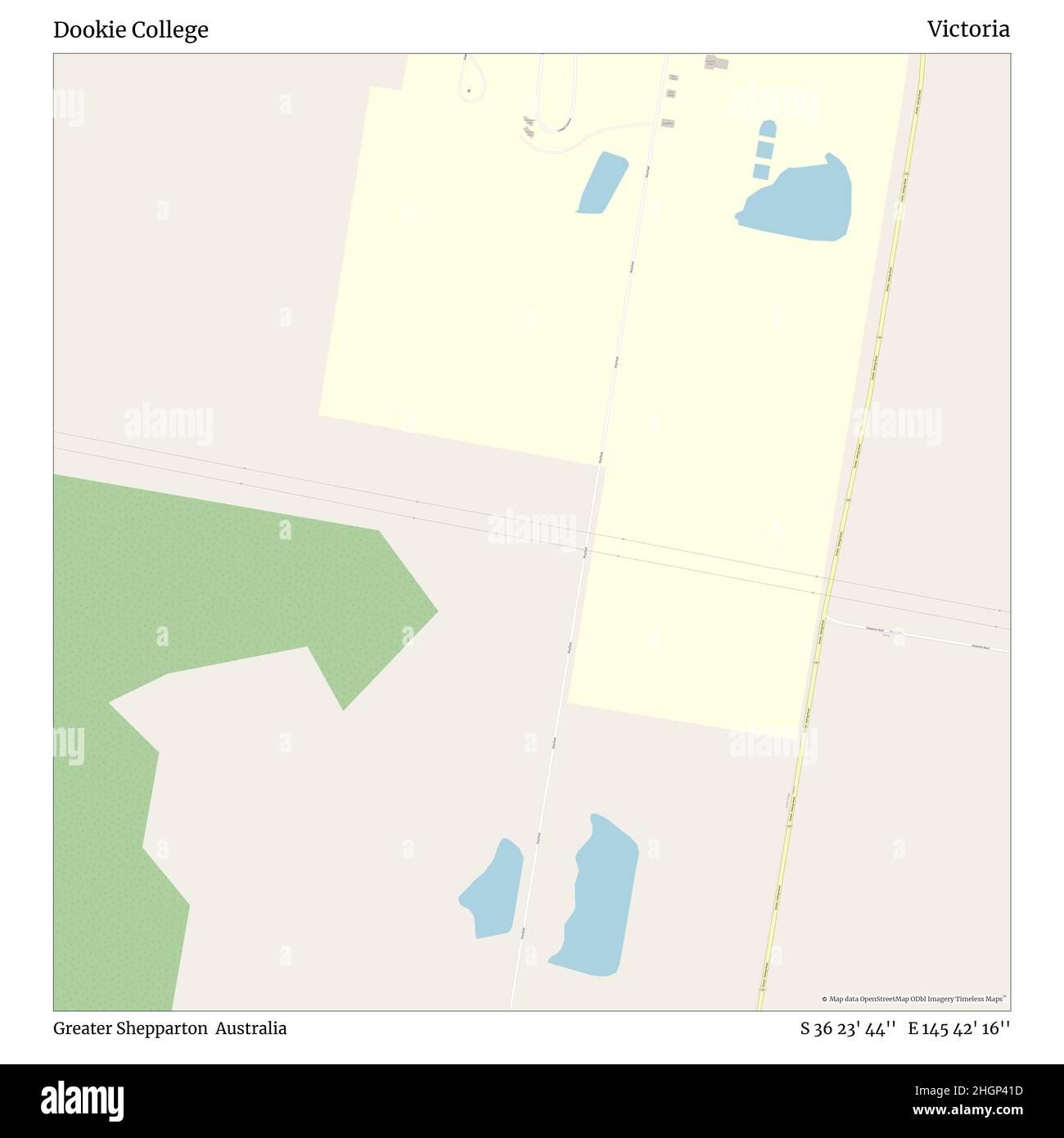 Dookie College, Greater Shepparton, Australia, Victoria, S 36 23' 44 ...