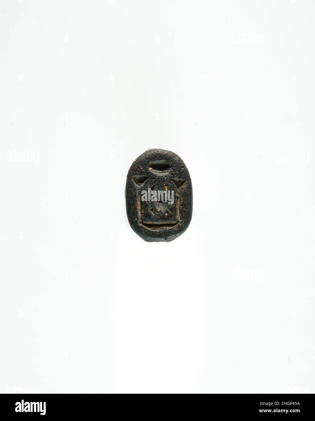 Scarab with Papyrus and Beetle ca. 1550–1295 B.C. New Kingdom The ...