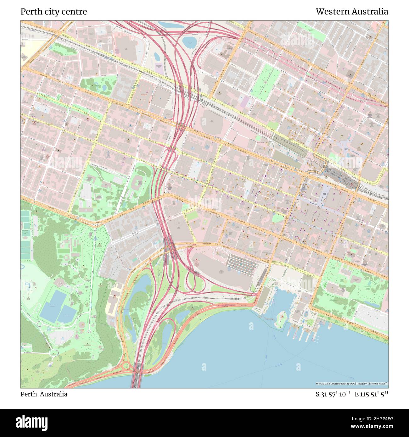 Perth city streets Cut Out Stock Images & Pictures - Alamy