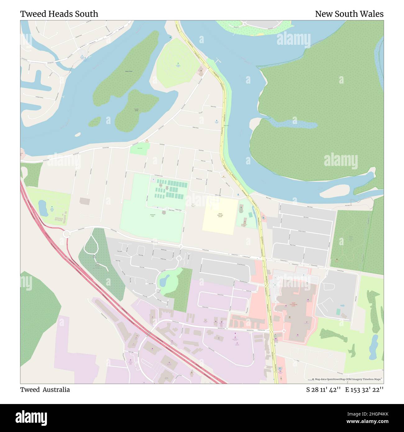 Tweed Heads South, Tweed, Australia, New South Wales, S 28 11' 42'', E ...