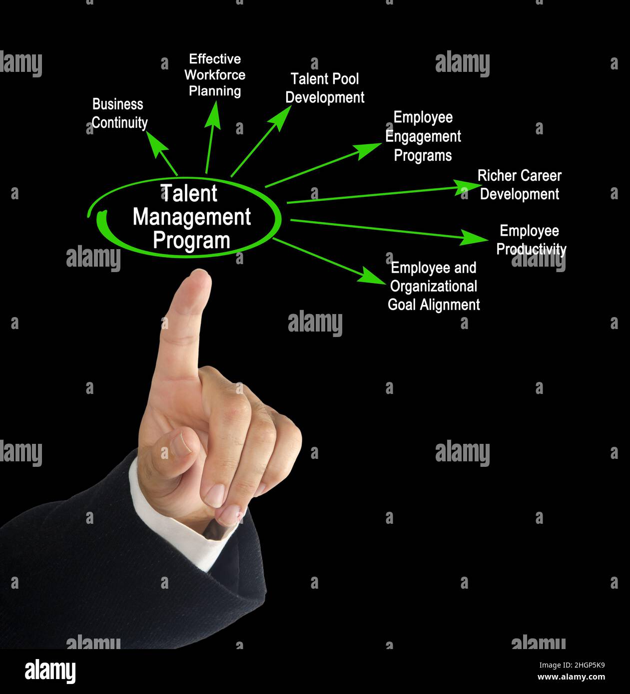 Components of Talent Management Program Stock Photo - Alamy