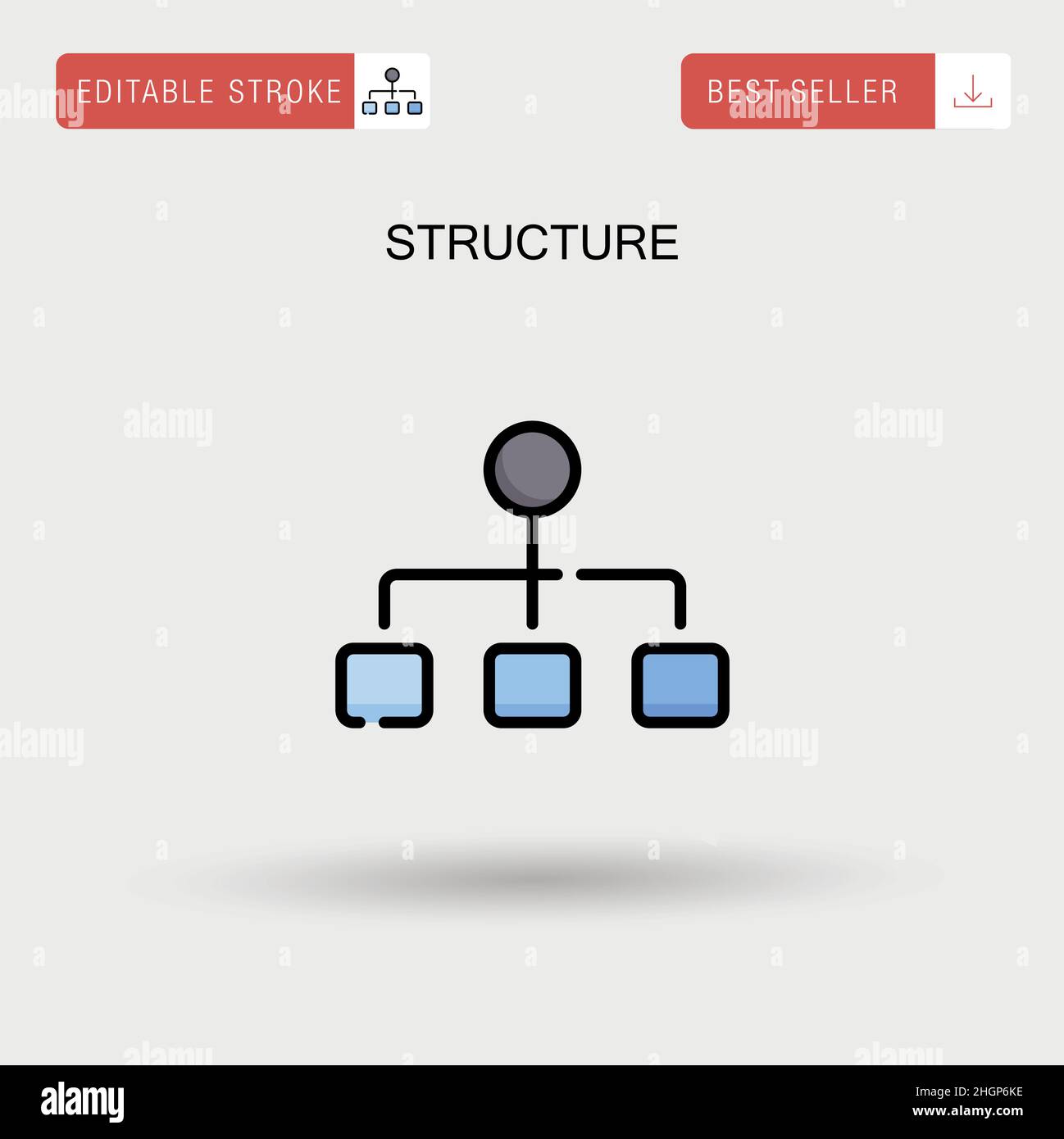 Structure Simple vector icon Stock Vector Image & Art - Alamy