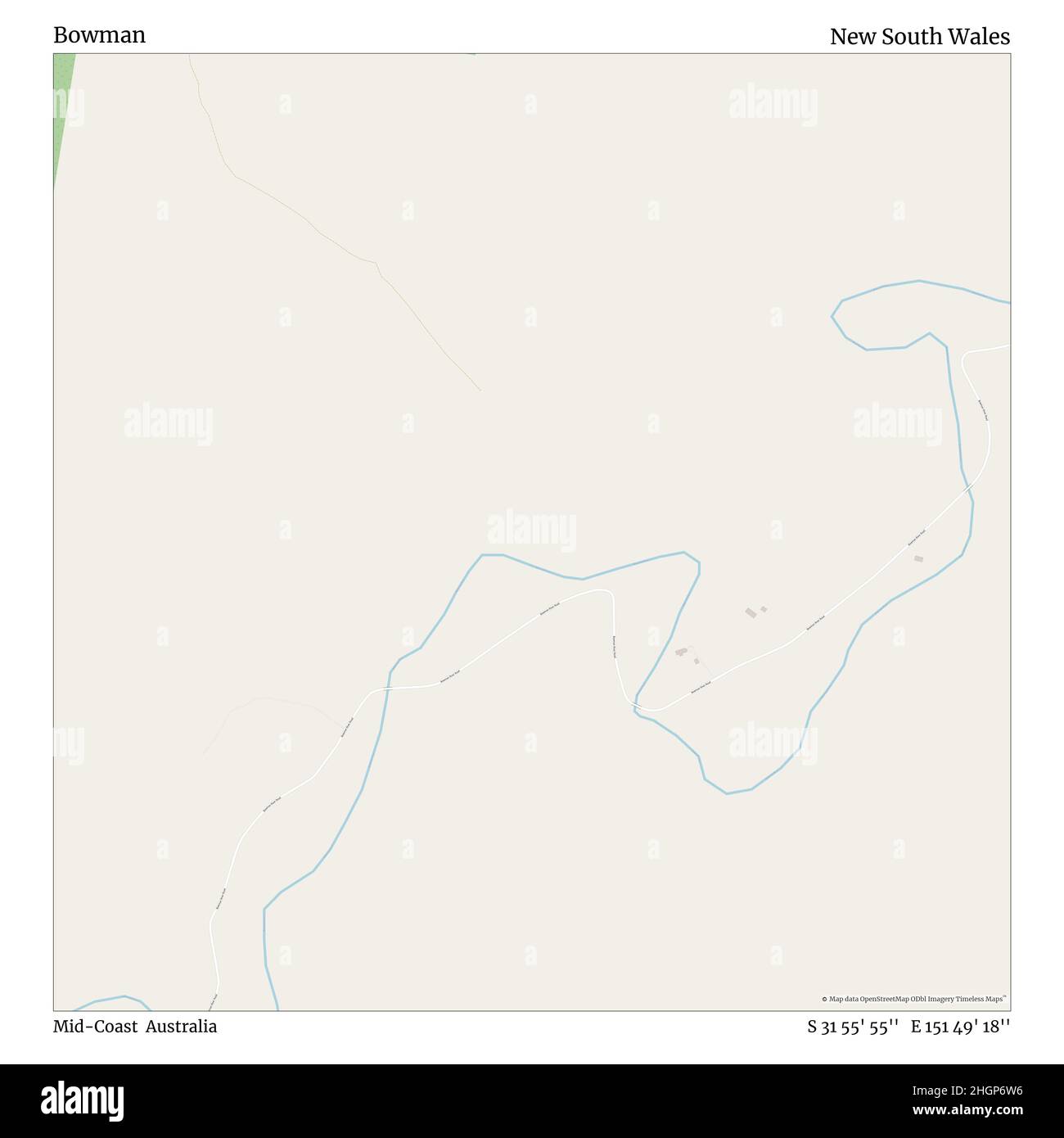 Map of bowman hi-res stock photography and images - Alamy