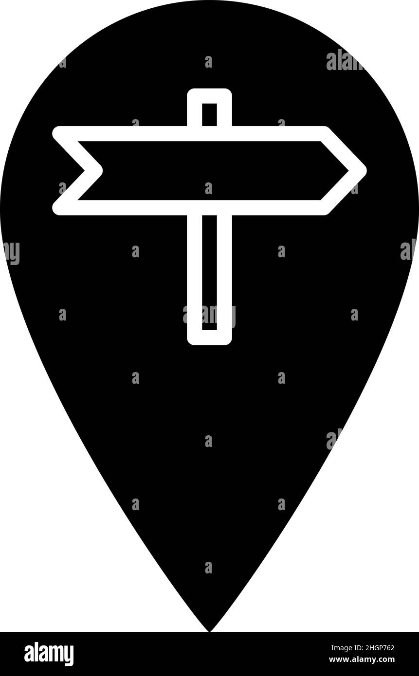 Location arrow Stock Vector Images - Alamy