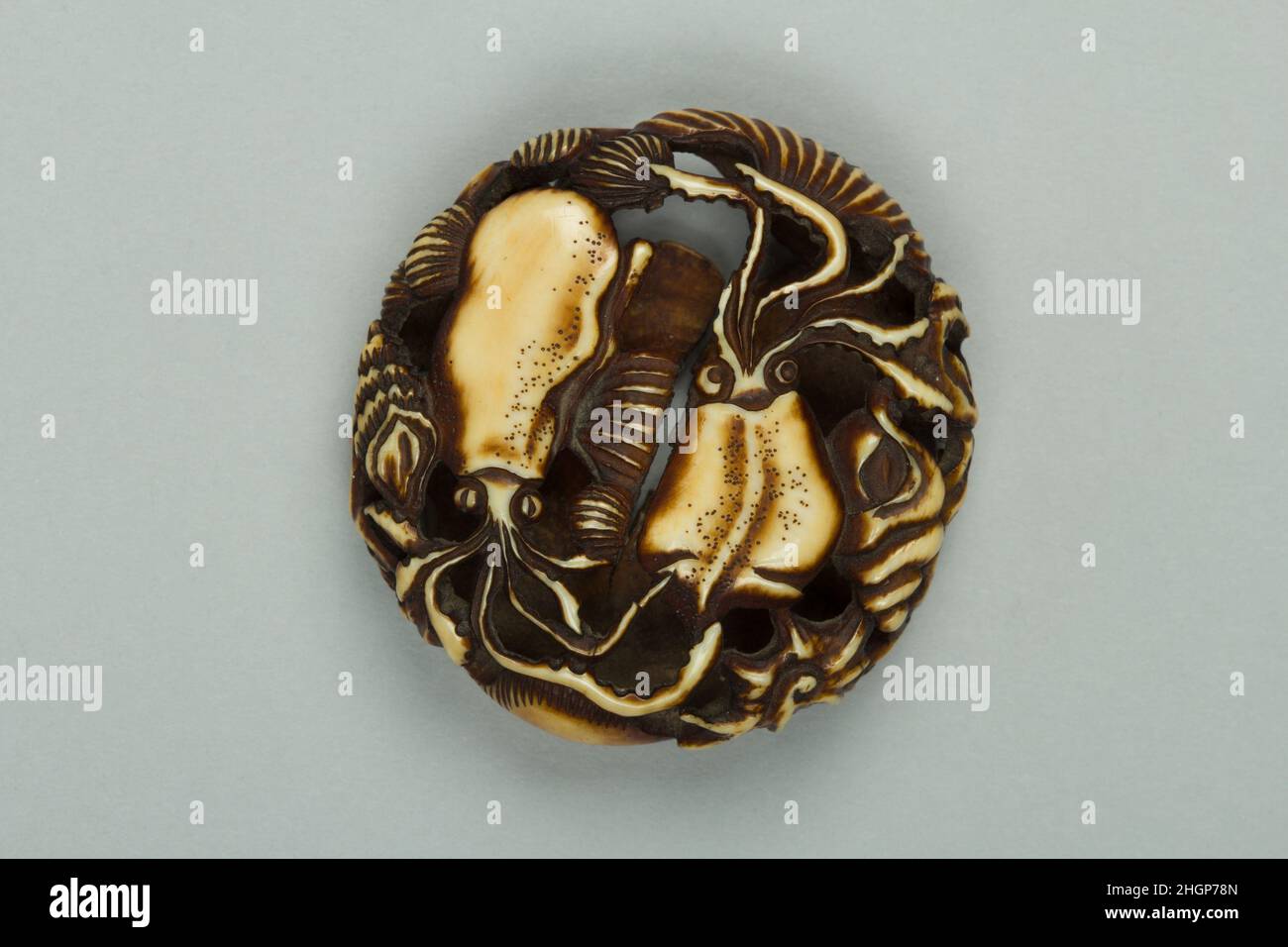 Netsuke with Openwork Design 19th century Japan. Netsuke with Openwork ...