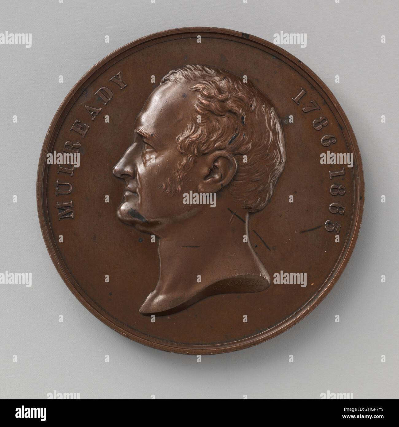 Art-Union medal of William Mulready 1877 Medalist: George Gammon Adams ...