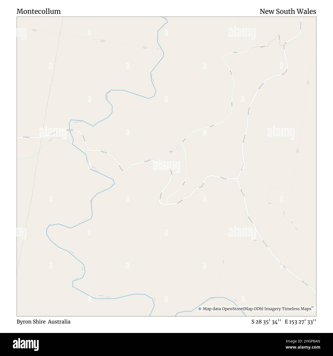 Map of byron hi-res stock photography and images - Alamy