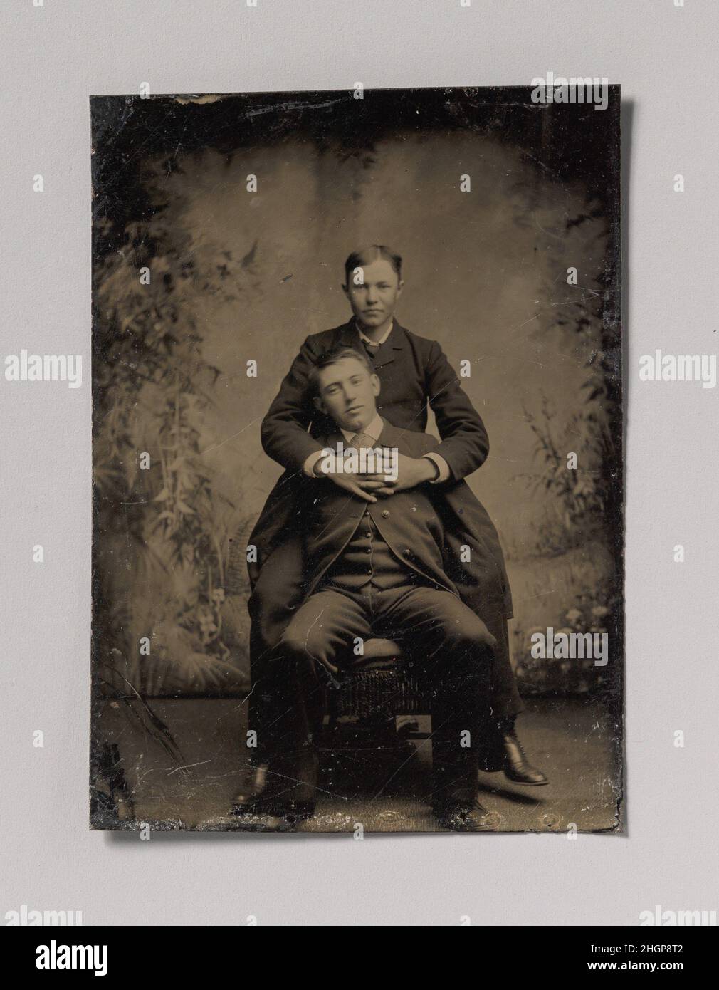 [Two Young Men, One Embracing the Other] 1870s–80s Unknown. [Two Young ...