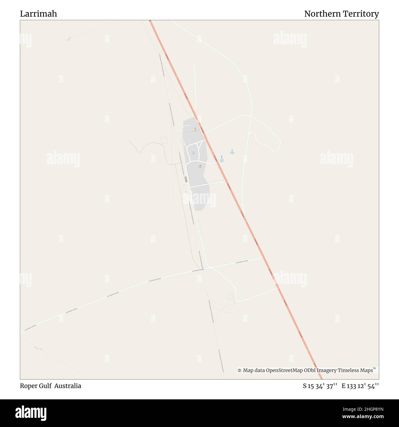 Map of roper gulf hi-res stock photography and images - Alamy