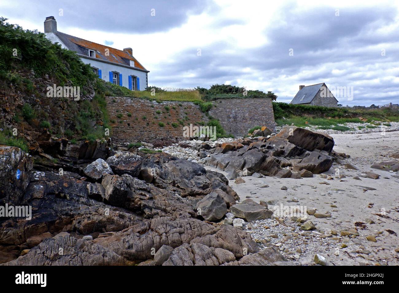 Ile de Raguenez, Nevez, Finistere, Bretagne, France, Europe Stock Photo ...