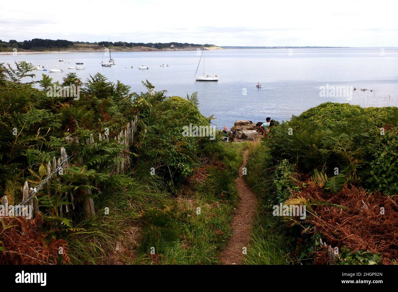 Ile de Raguenez, Nevez, Finistere, Bretagne, France, Europe Stock Photo ...