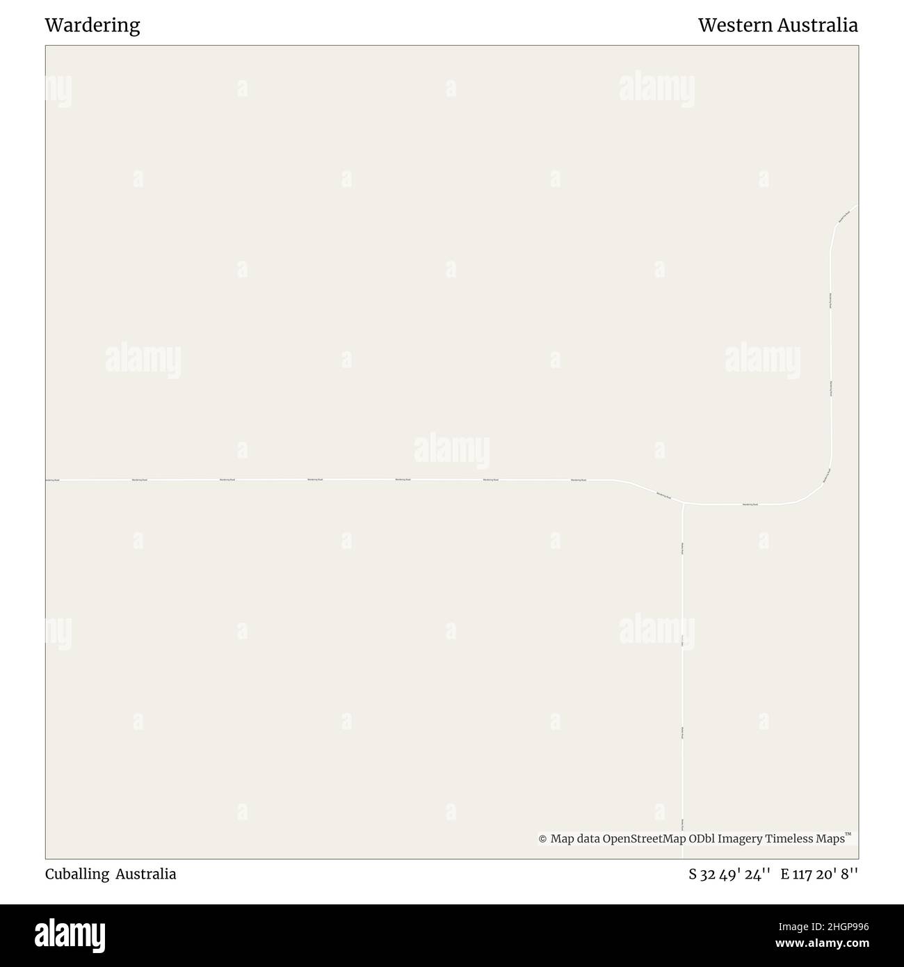 Map of cuballing hi-res stock photography and images - Alamy
