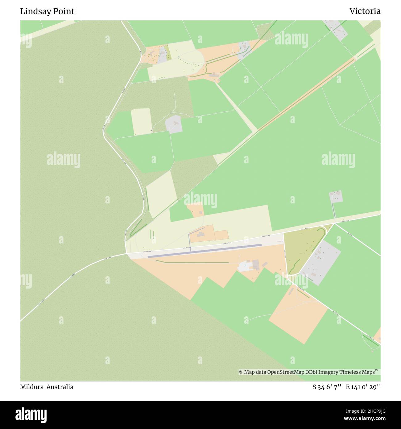 Map of lindsay hi-res stock photography and images - Alamy