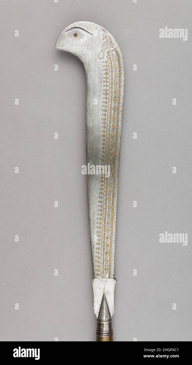 Sacrificial Sword (Kartr? or Chur?) 19th century Indian, Bengal (?) or ...