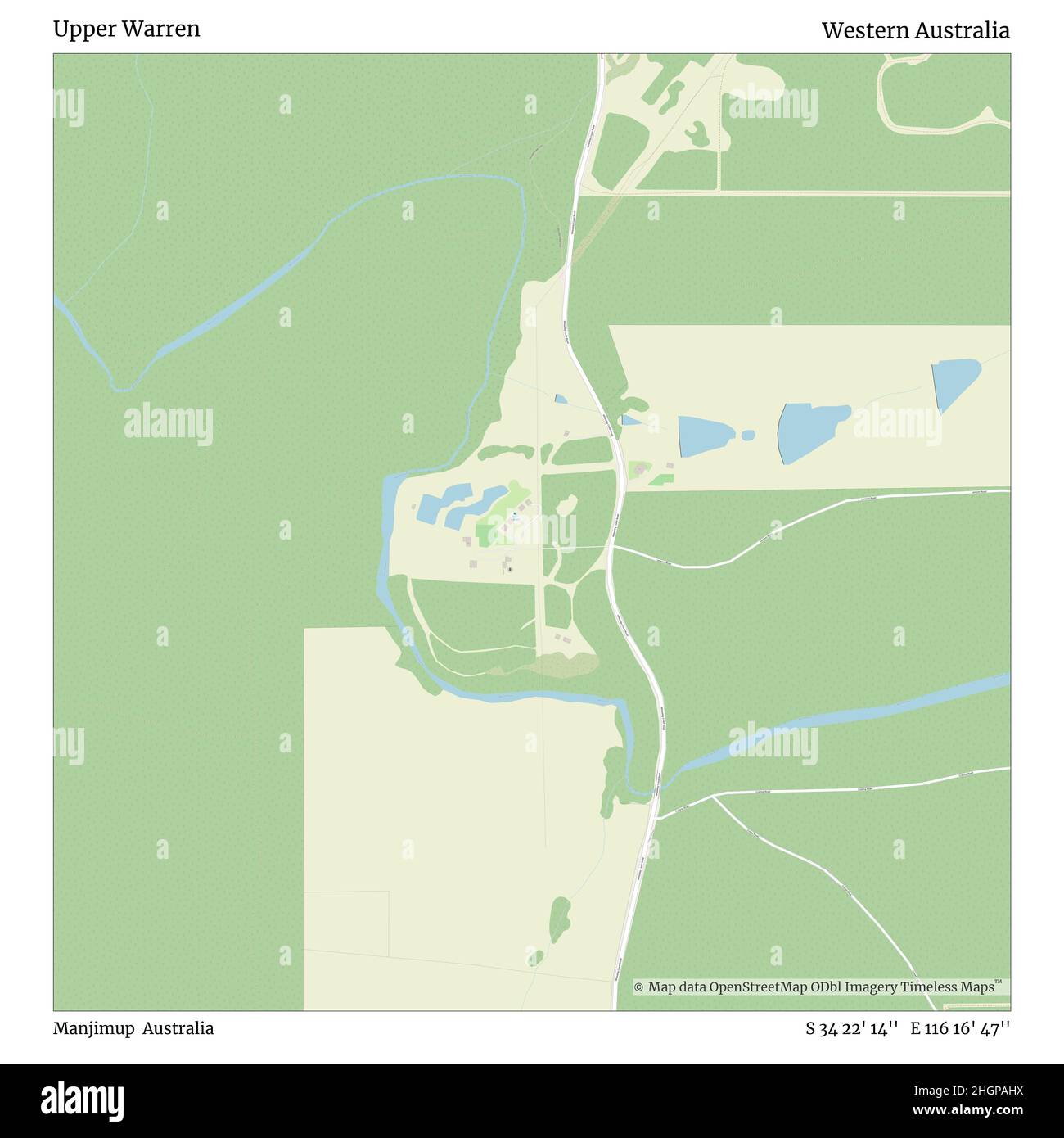 Upper Warren, Manjimup, Australia, Western Australia, S 34 22' 14'', E ...