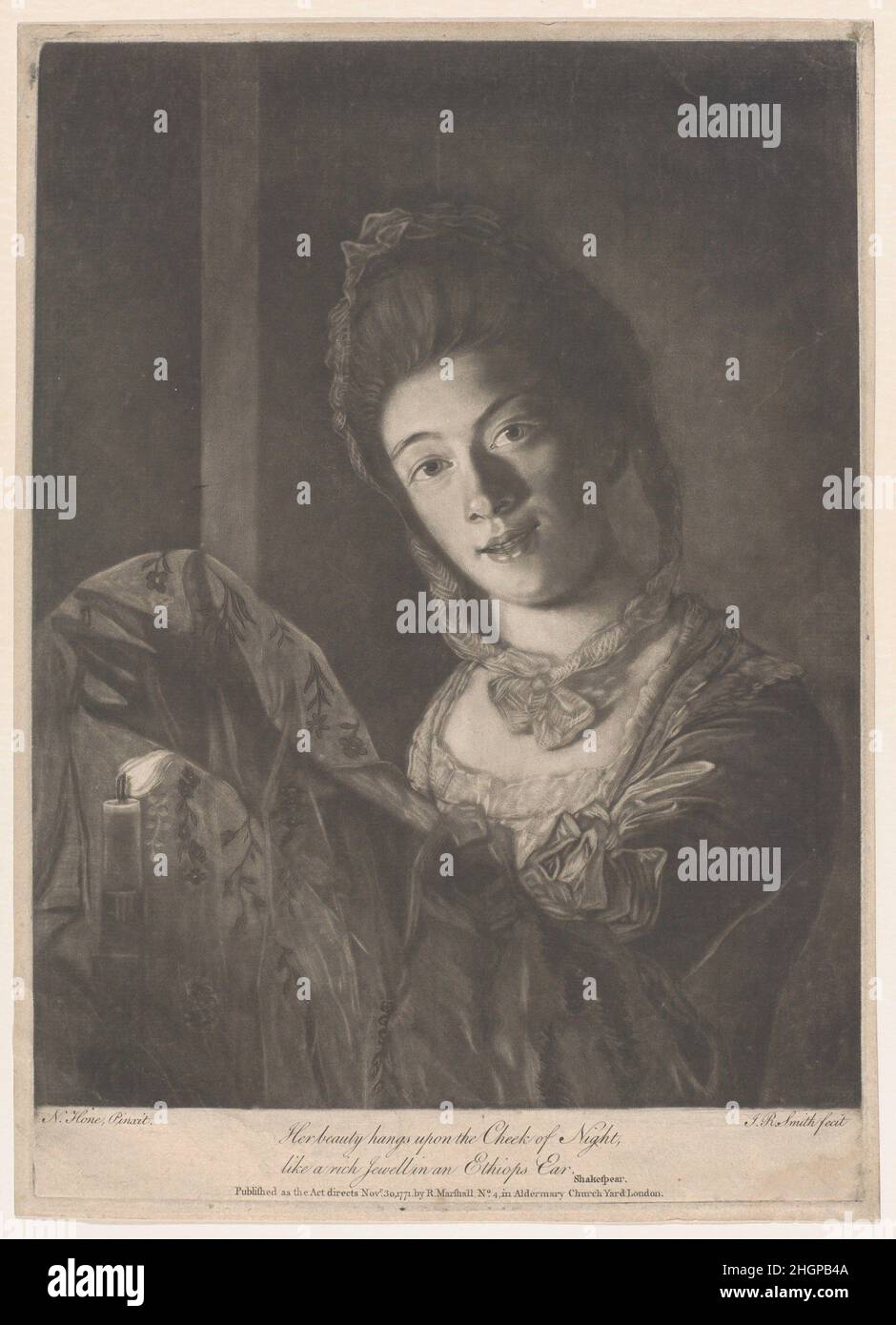 Miss Lydia Hone – "Her beauty hangs on the Cheek of Night, like a rich ...