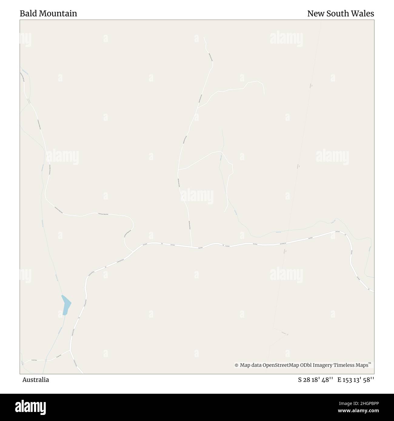 Bald Mountain, Australia, New South Wales, S 28 18' 48'', E 153 13' 58 ...