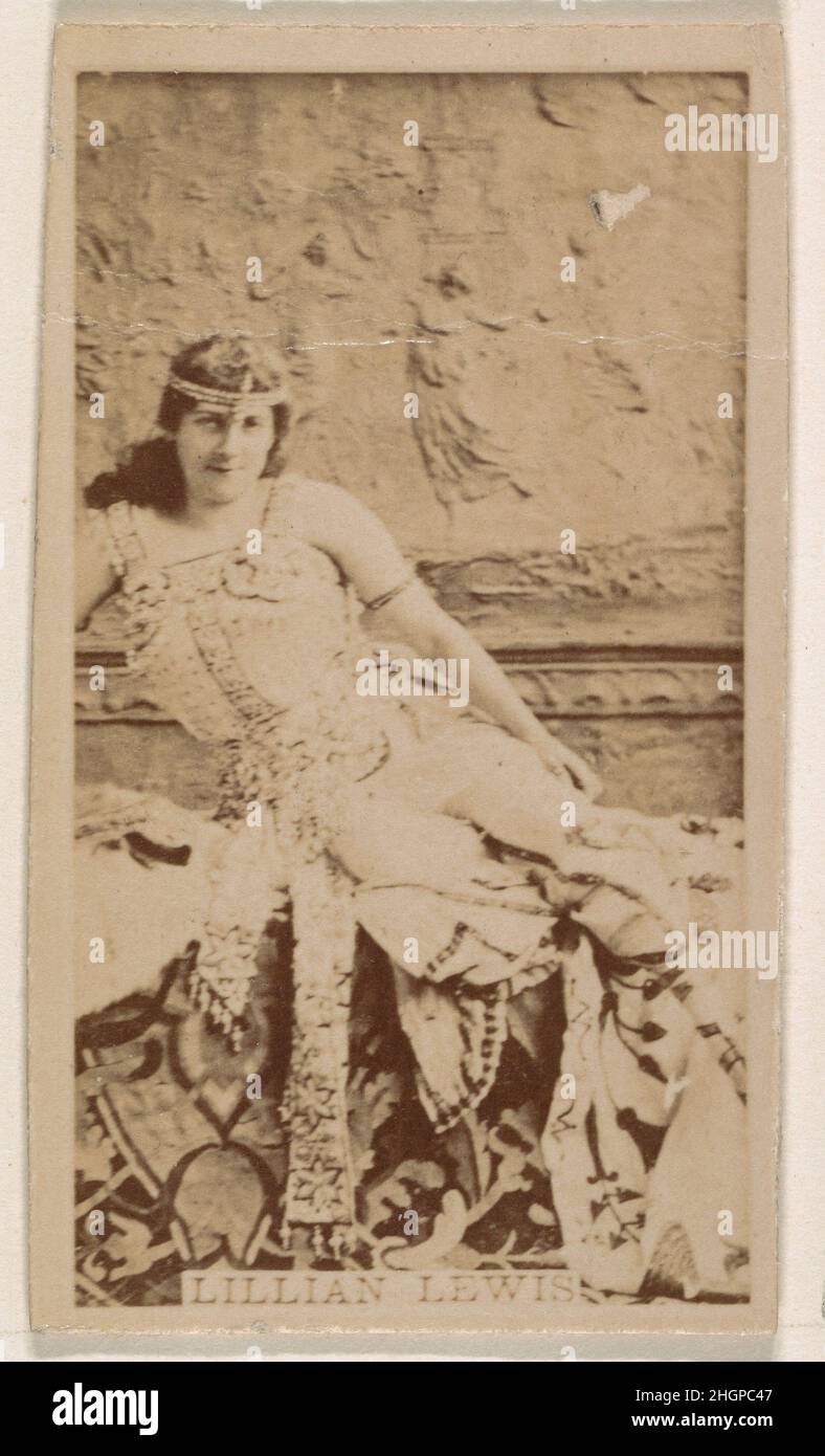 Lillian Lewis, from the Actresses series (N245) issued by Kinney ...