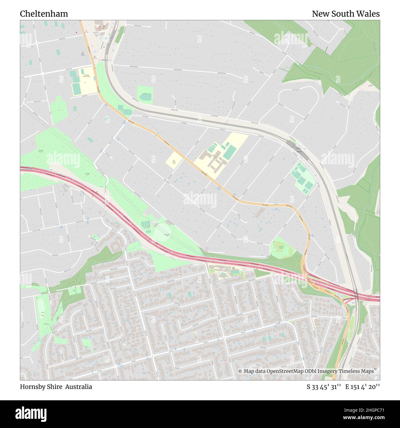 Map of cheltenham hi-res stock photography and images - Alamy